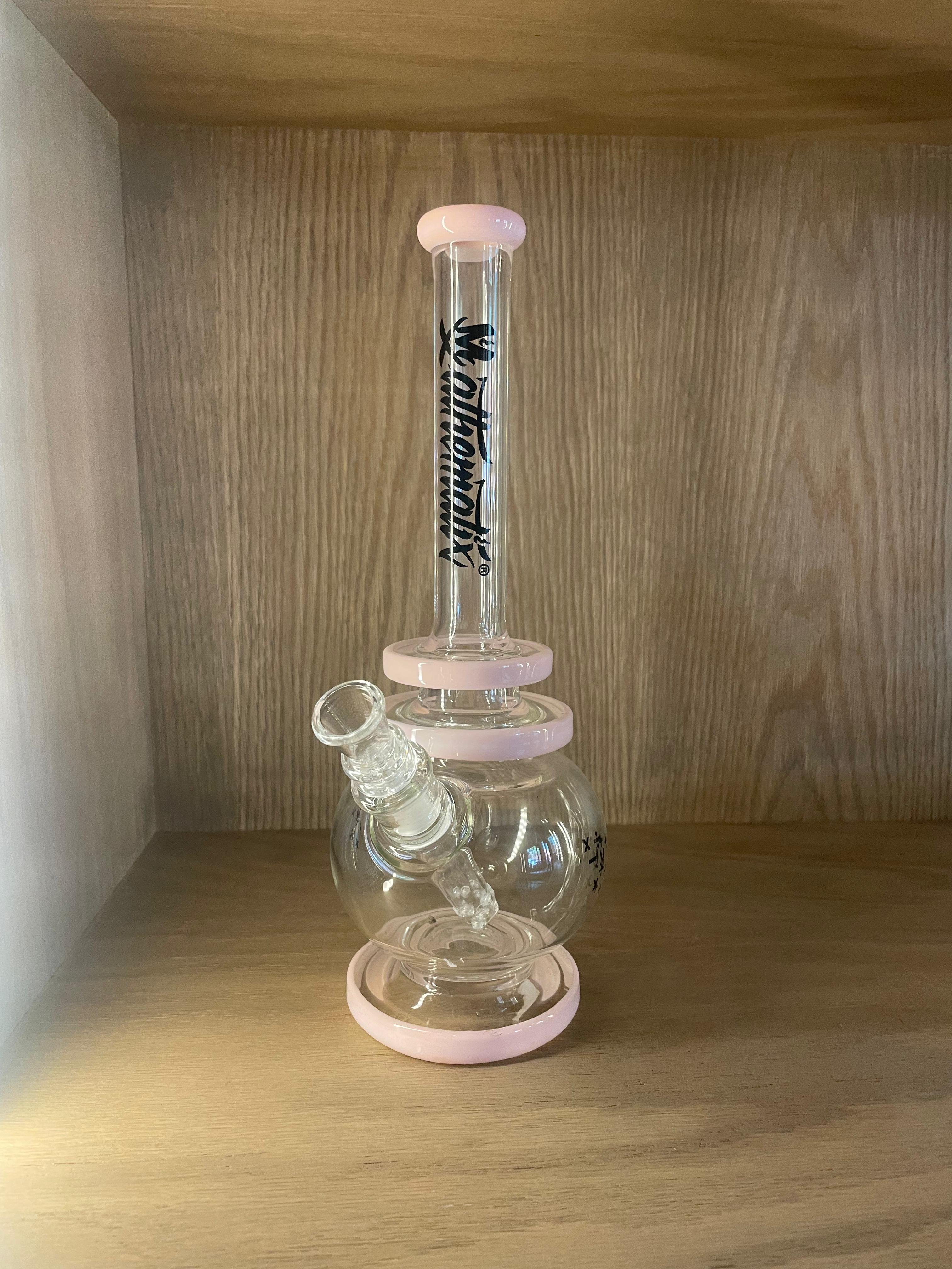 Bong de Vidrio Rosa Mathematix 29 CM – NUEBE